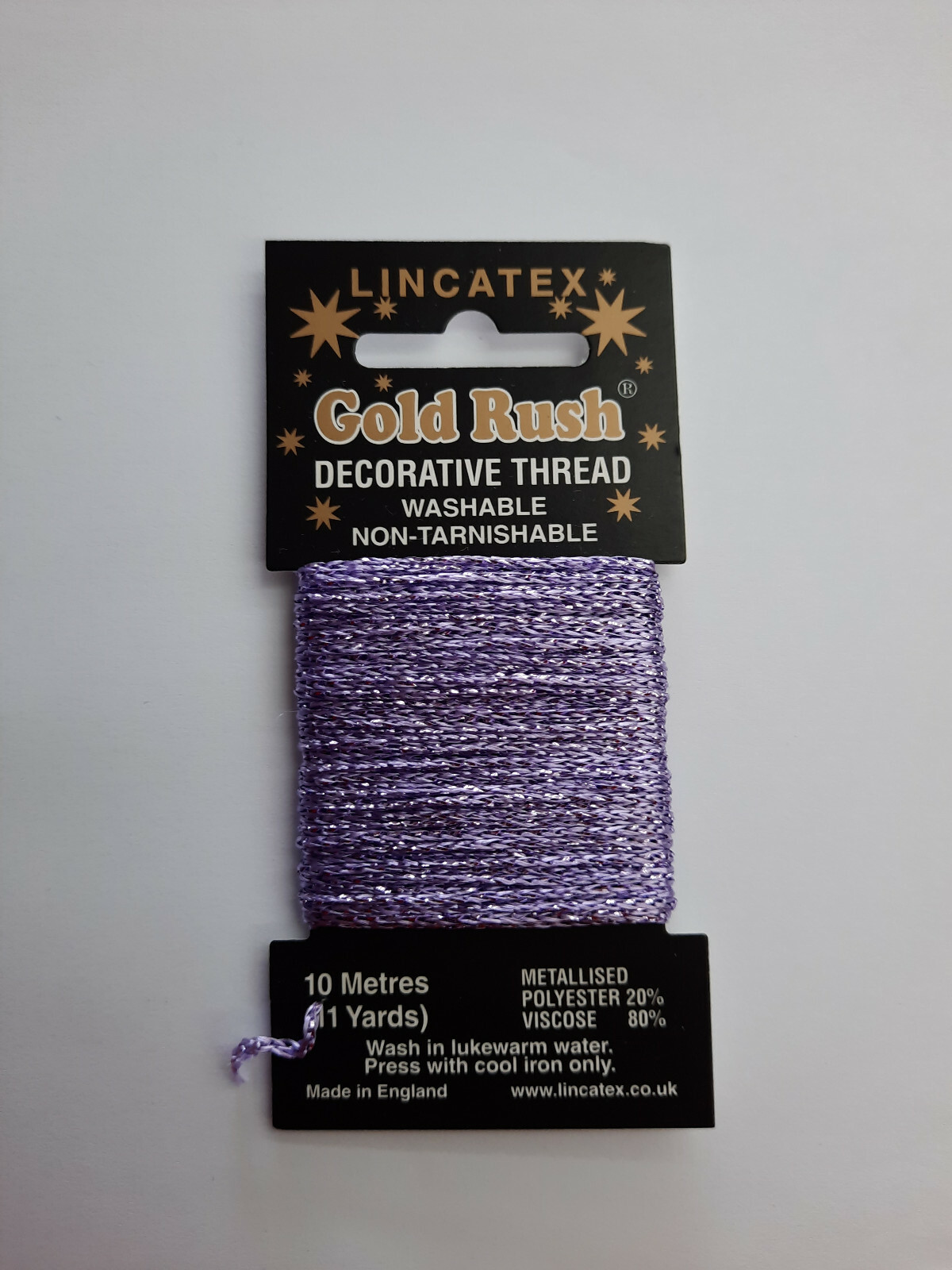 Glitter thread metallic embroidery sewing craft decorative Lincatex 15% ...