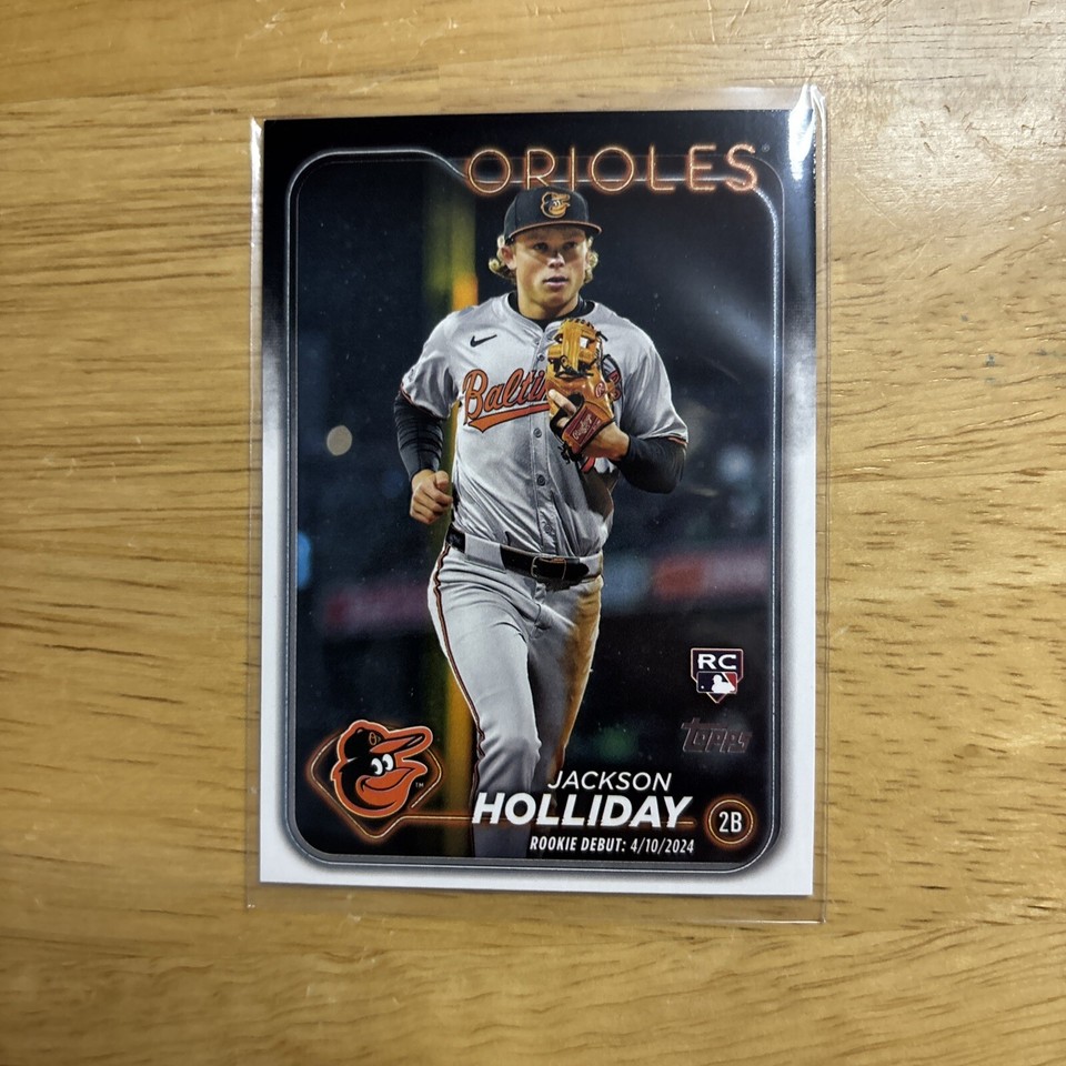 Jackson Holliday Debut Rookie RC 2024 Topps Update Card #US97 Baltimore ...