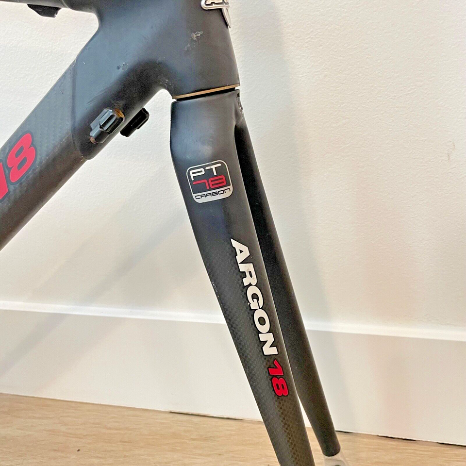 Argon 18 Platinum 54 cm Carbon Road Bike Frame Fork 700c Salsa | eBay