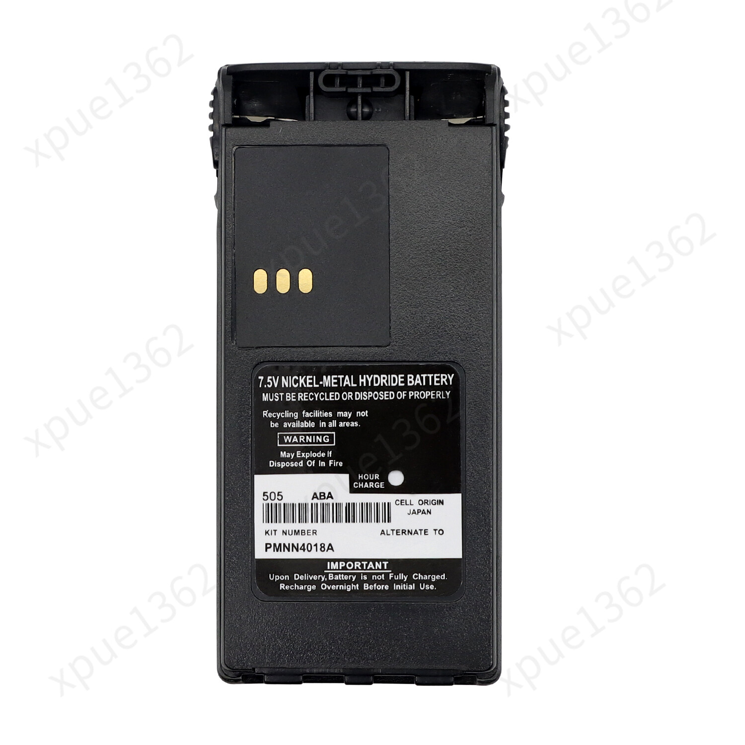 Battery PMNN4018A For Motorola CT150 CT250 CT450 CT450LS GP308 Radios ...