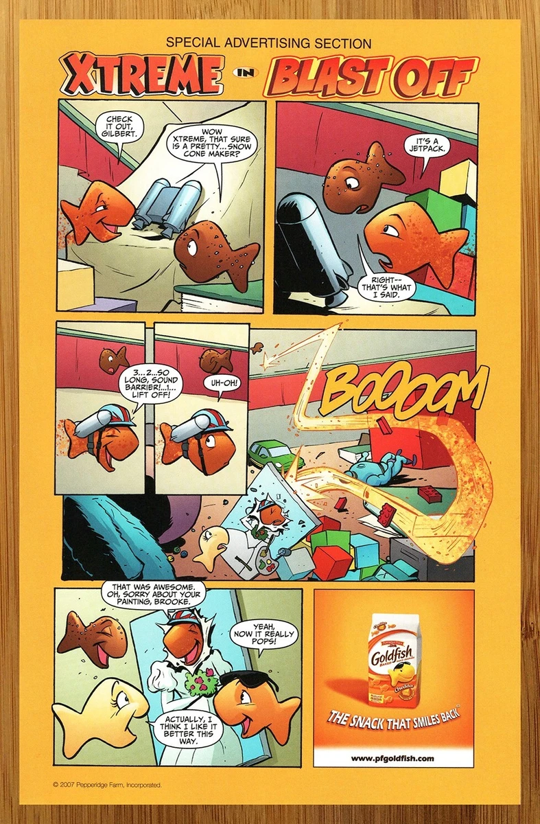 Cartoon Goldfish Crackers