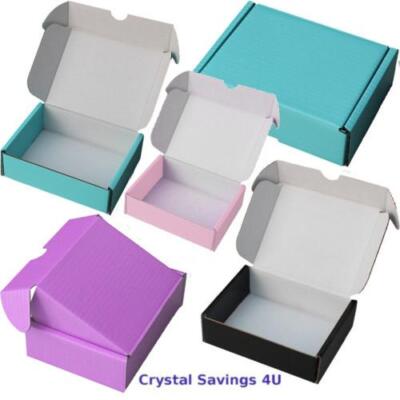 Several Coloured Postal Pip Die Cut Cardboard Package Mailing Shipping ...