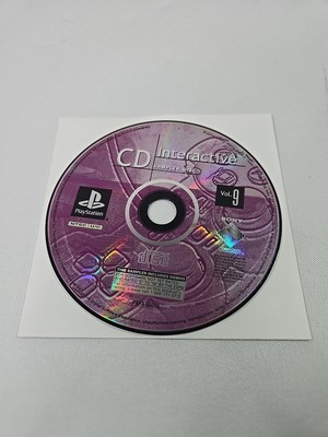 Vintage Interactive CD Sampler Disc Volume 9 -Sony PlayStation PS1 Disc ...