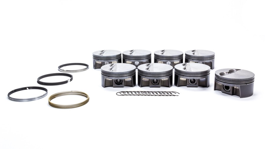 Mahle Pistons 930200360, Kit Aluminum Sbc Powerpak F/T Piston Set 4.060 ...