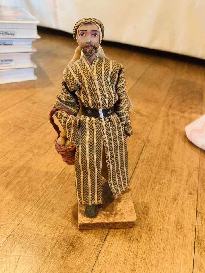 Vintage Rare Israel Jewish Man Doll Handmade Hand Craft Judaica Art ...