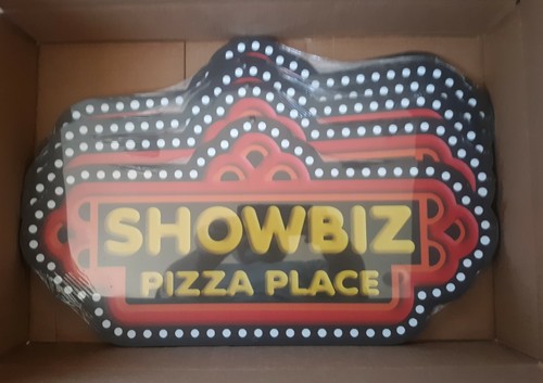 Showbiz Pizza Place 12"x24" Metal Sign (New) | eBay