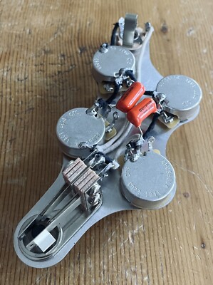 Gibson SG 50's Wiring 500k CTS Brass Shaft Pots .022 Orange Drop ...