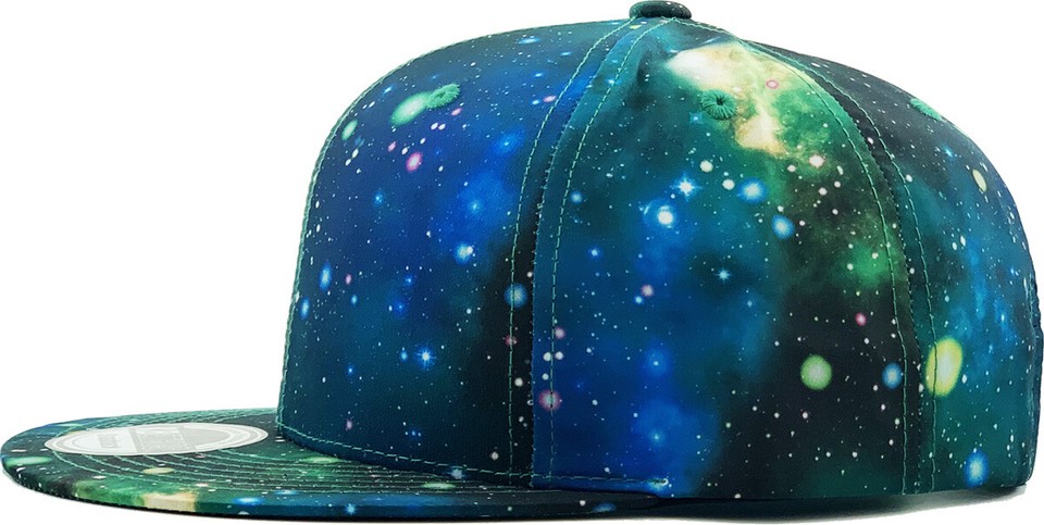 Fashion Galaxy Print Hiphop Cap Snapback Baseball Cap Adjustable Hat ...