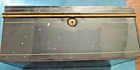 Antique black enameled steel large cash box | eBay