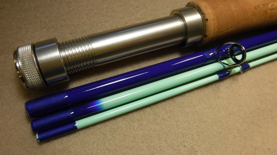 Custom Color 9'0" 12 Weight Fly Rod built by Coastal Creek Outfitters ...