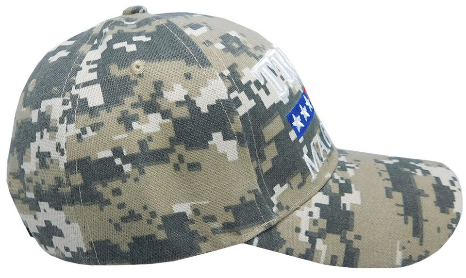 Trump MAGA 2024 USA Flag TRUMP IS INNOCENT ACU Digital Camo Embroidered ...