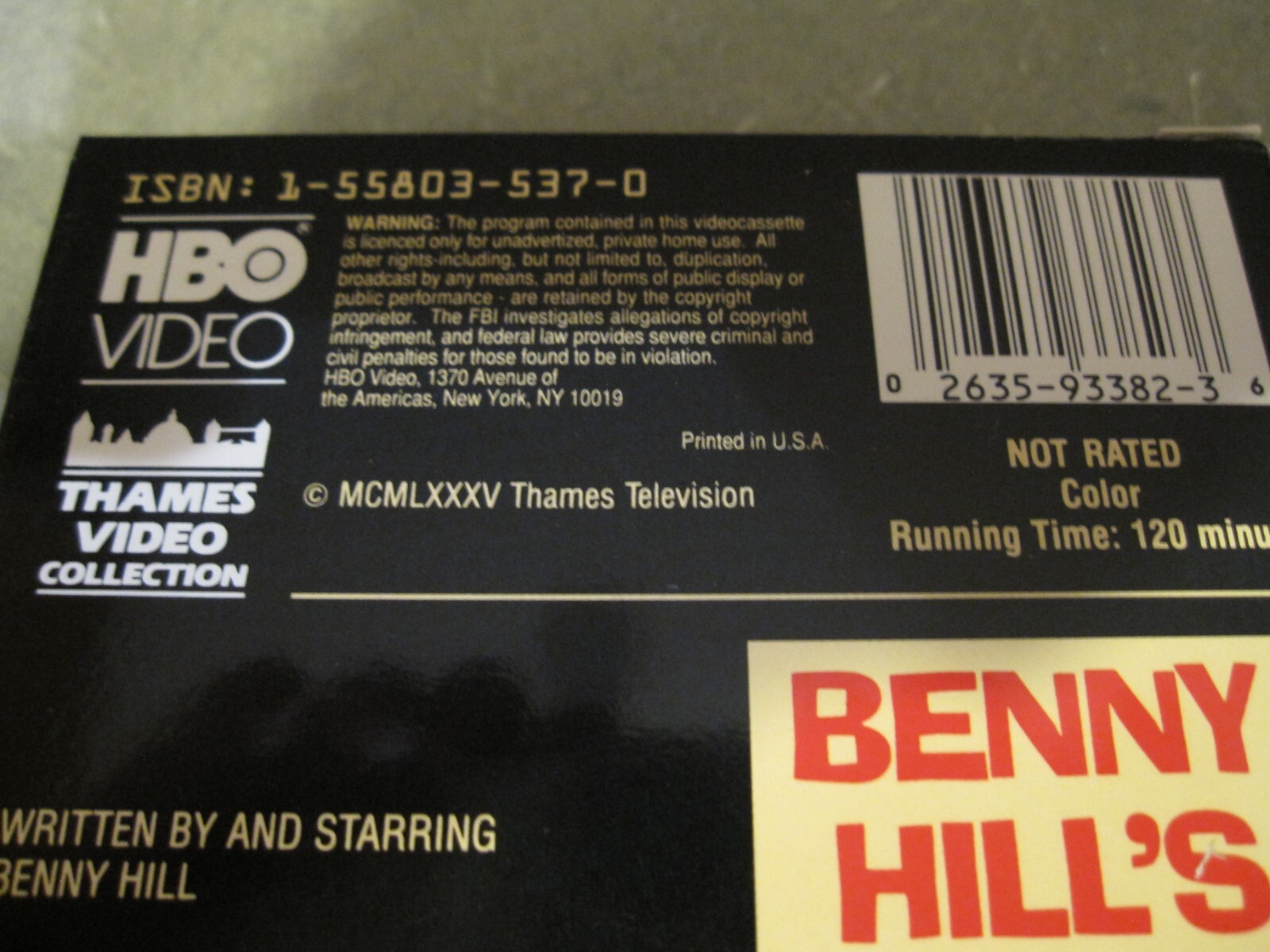 Benny Hills Video Spotlight - HBO Video - VHS, Previously Used | eBay