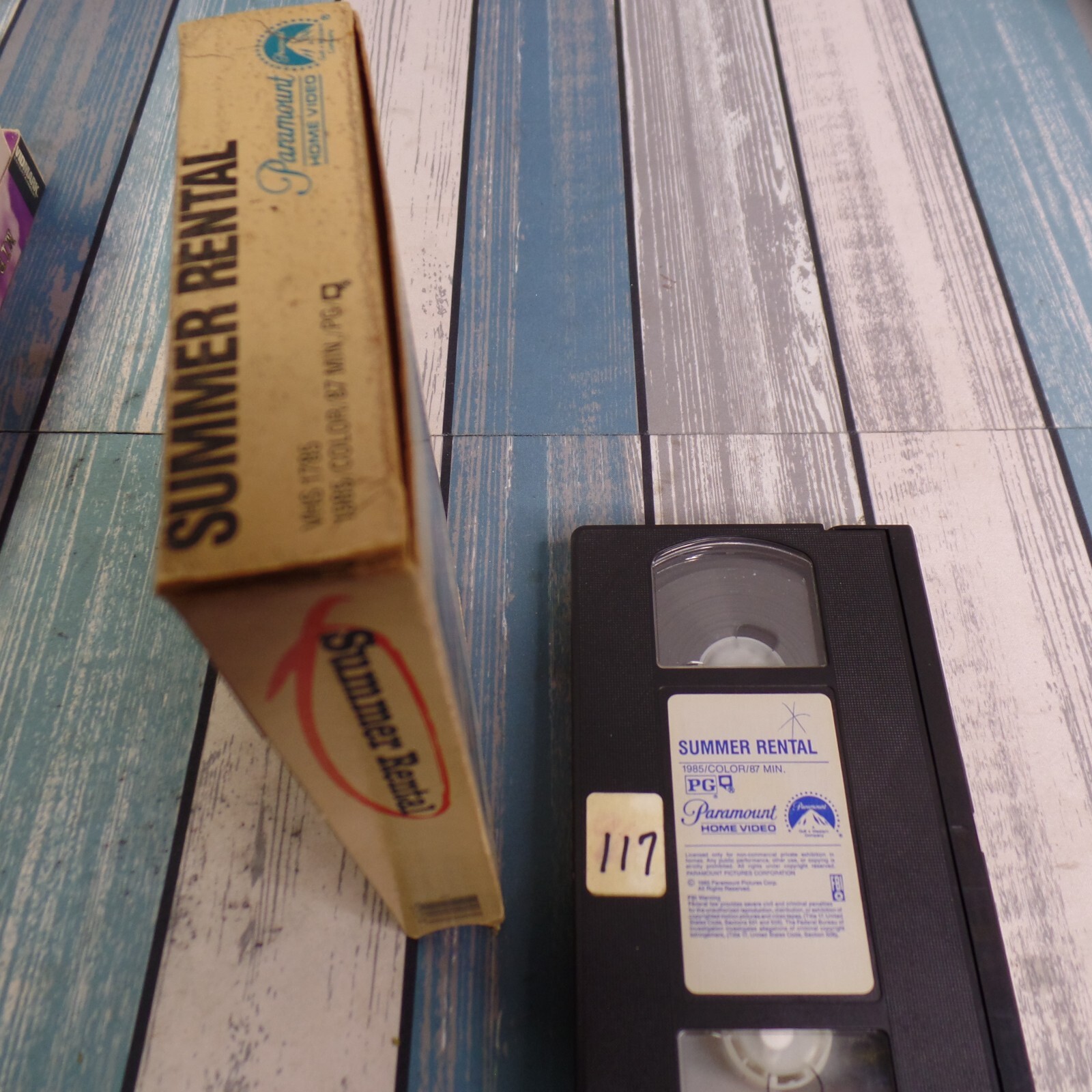 VINTAGE Summer Rental VHS 1985, Original Print W/ 69.99 Sticker! John ...