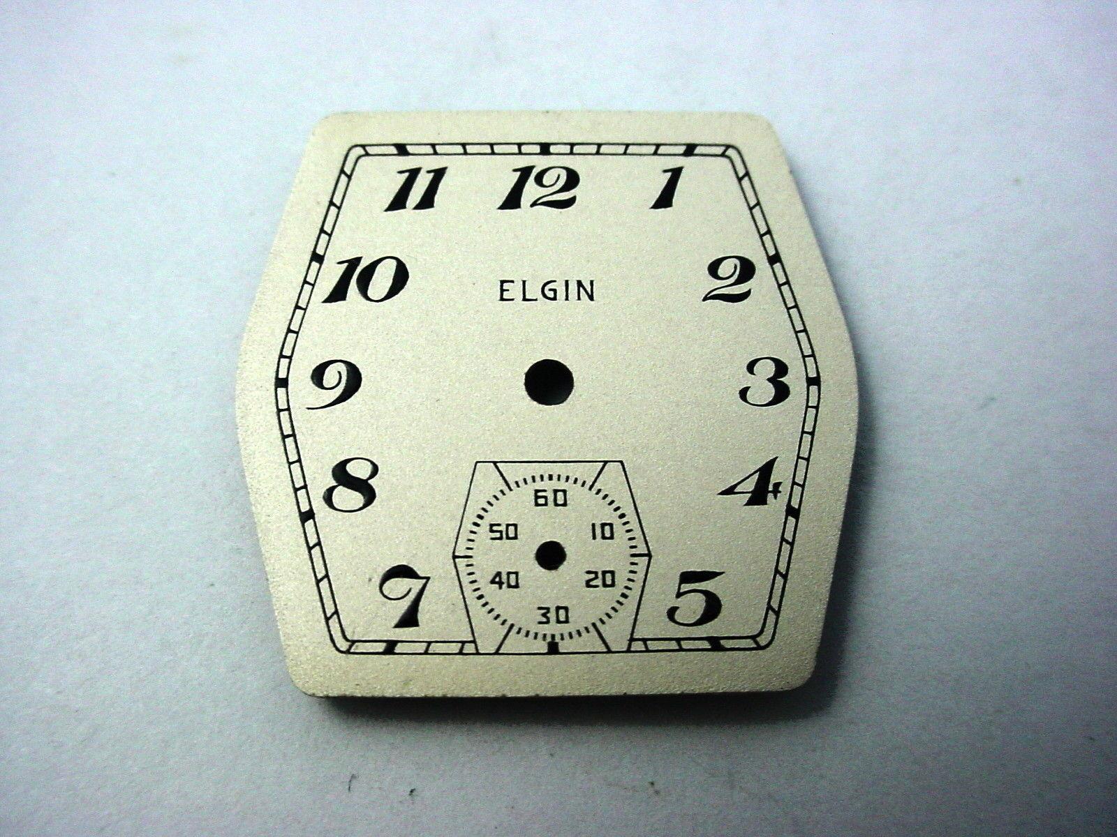 25.18mm by 25.14mm Watch Dial Pearl Vintage Elgin 4/0s #2016 Subdial 6 ...
