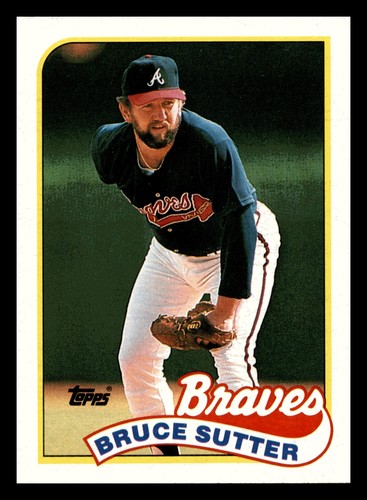 1989 Topps Bruce Sutter HOF #11 Atlanta Braves Mint | eBay