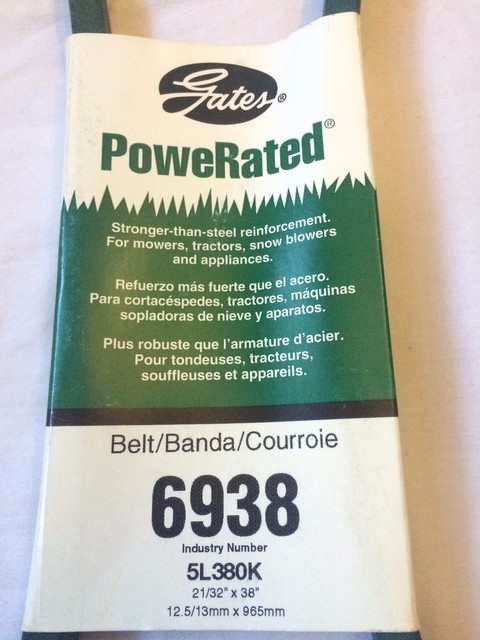 Accessory Drive Belt-FHP Medium Horse-Power V-Belt Gates 6938 for sale ...