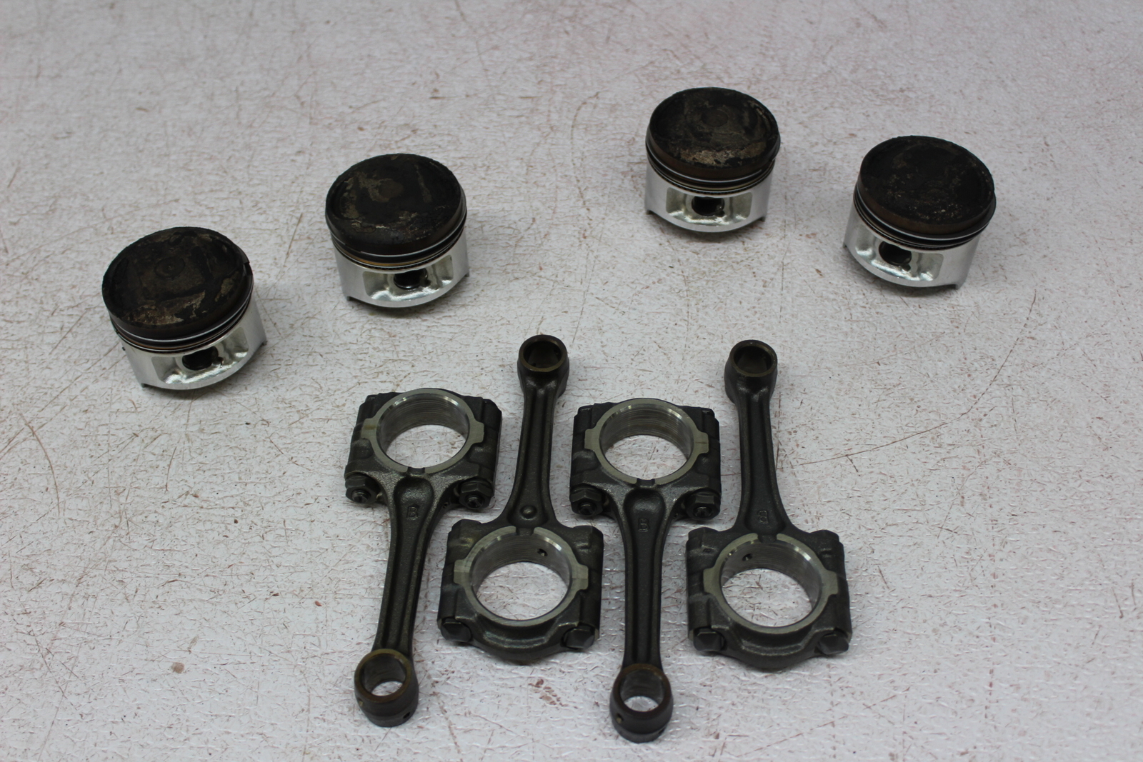 1992 YAMAHA XJ600S SECA II ENGINE MOTOR BLOCK PISTON RODS | eBay