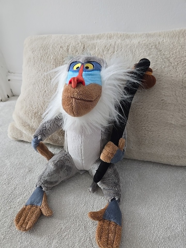 Disney The Lion King Rafiki Baboon Plush 14” Soft Toy Loose Genuine | eBay