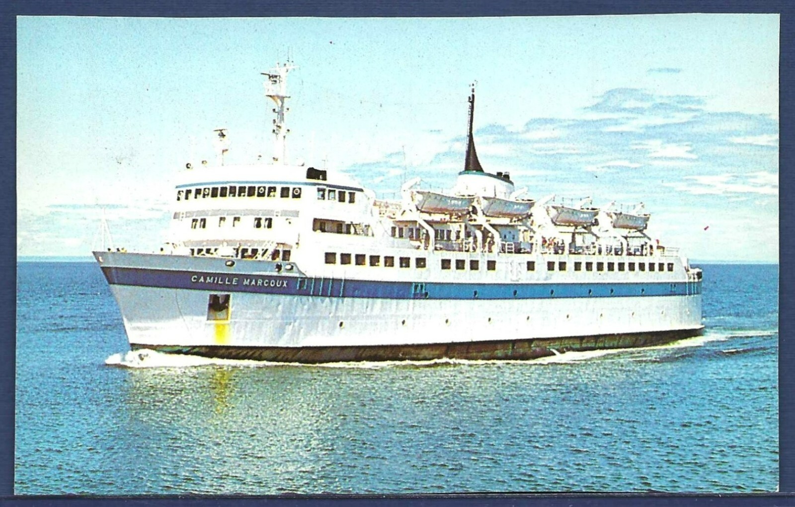 Ferry Boat CAMILLE MARCOUX Operating between Matane and Baie-Comeau ...