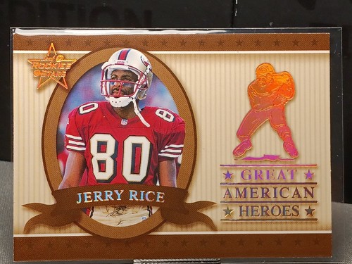 1999 Leaf Rookies and Stars Great American Heroes #19 Jerry Rice /2500 ...