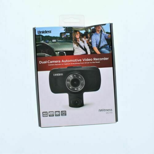 Uniden DC115 IWitness 2.7in Dual Dash Camera - Black for sale online | eBay