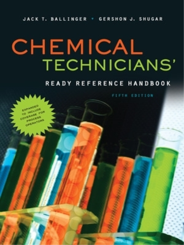 Jack Ballinger Gershon Sh Chemical Technicians' Ready Reference Hand ...