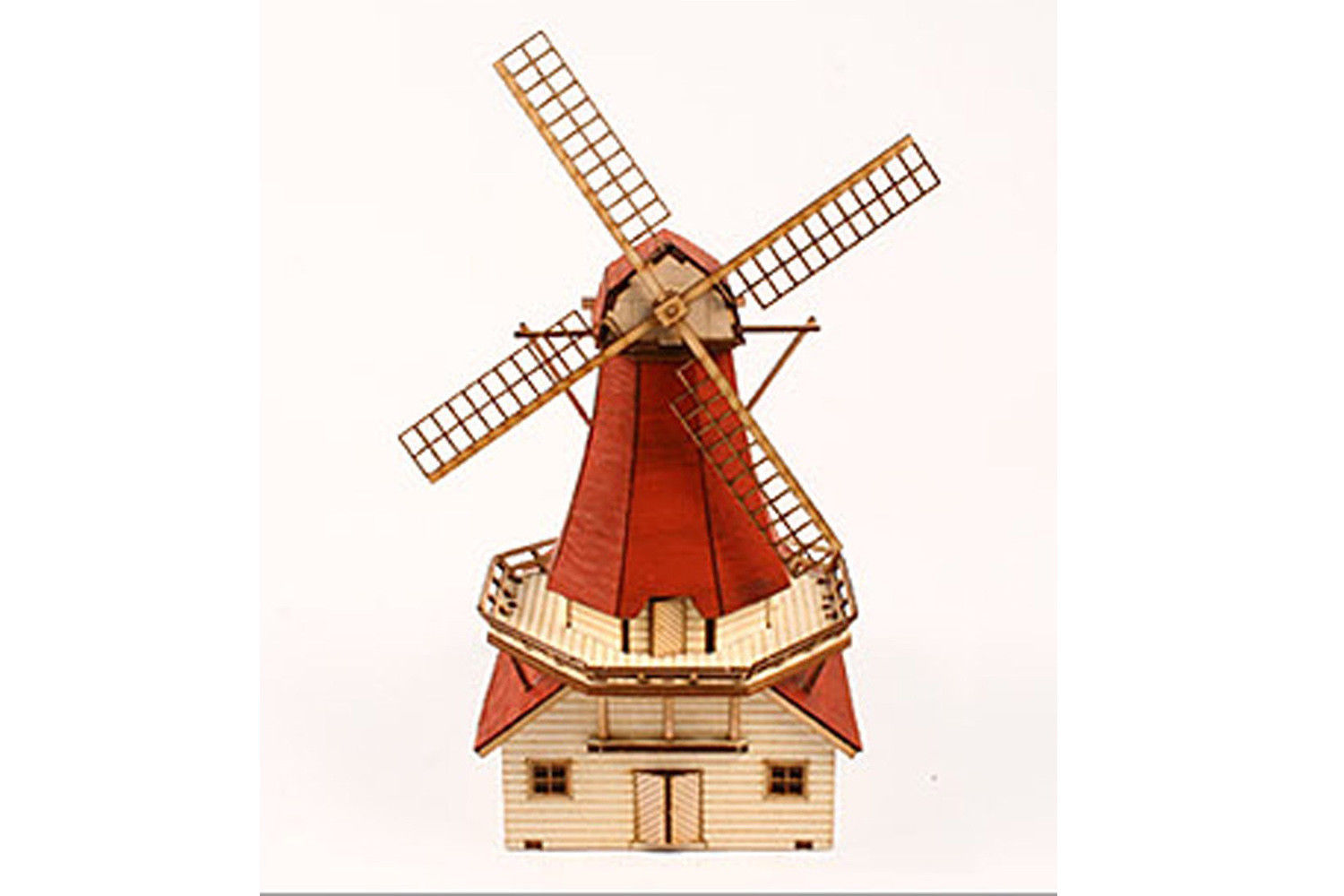 YoungModeler Netherlands Dutch Windmill Desktop Wooden Model Kit | eBay