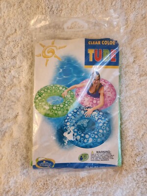 Intex Wet Set Inflatable Green Clear Color 36" Tube | eBay