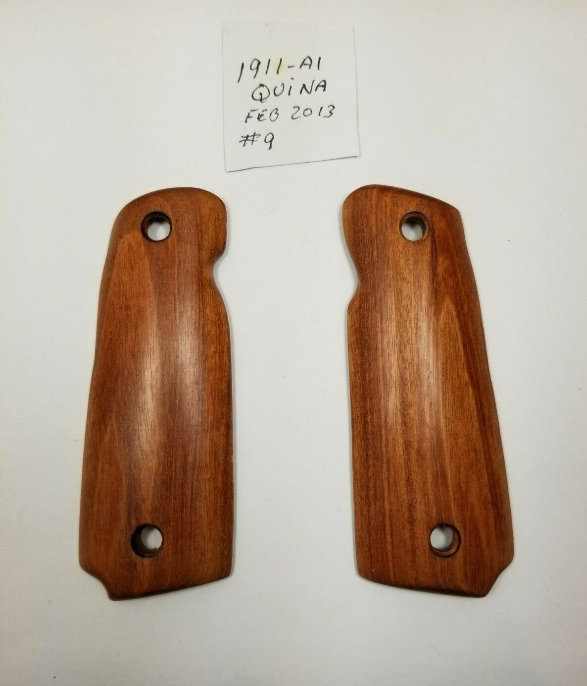 Handmade Custom Wood Pistol Grips for Full Size 1911A1 Quina #9 | eBay