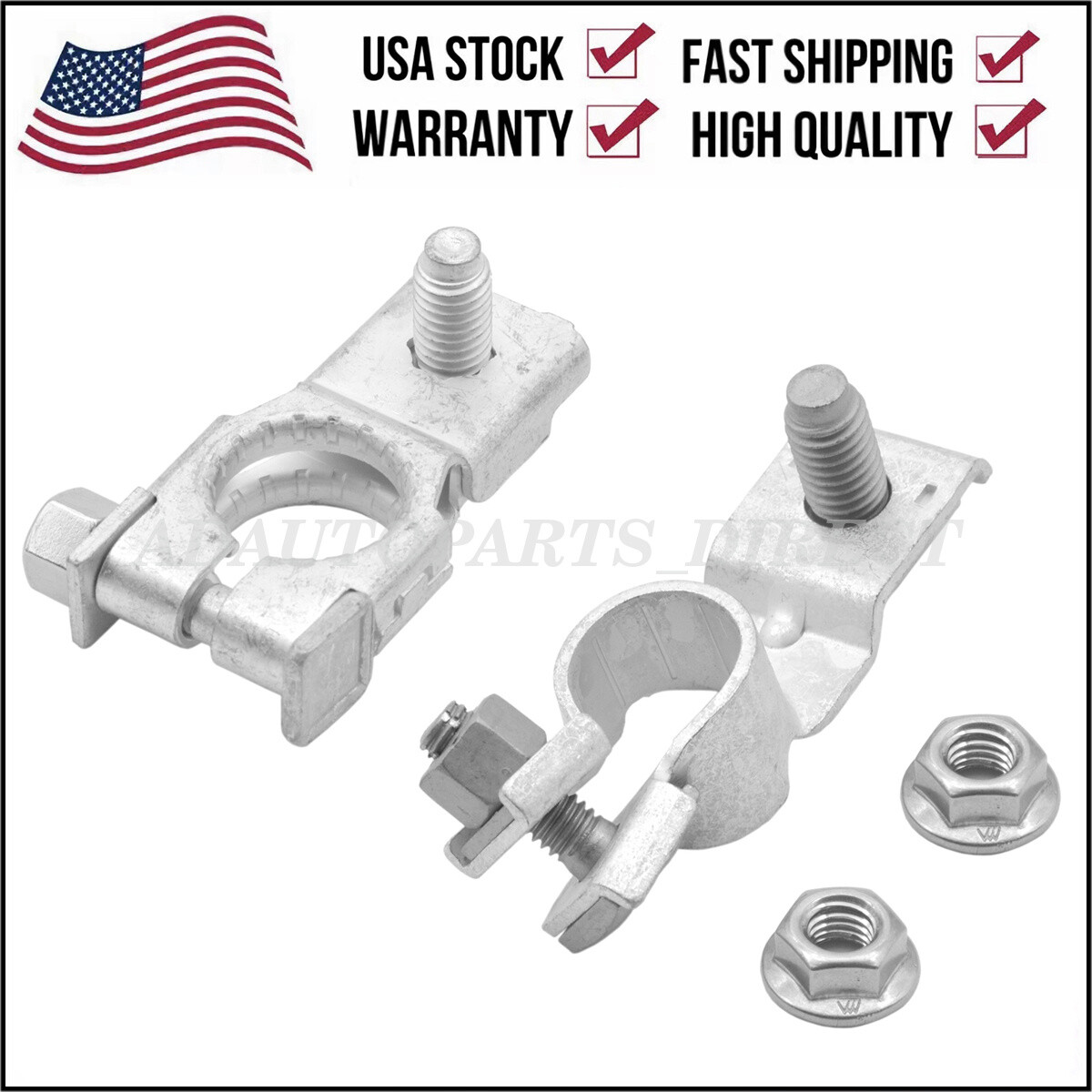 2X (+ & -) Terminal Battery Terminal Set For TOYOTA Sienna SCION LEXUS ...