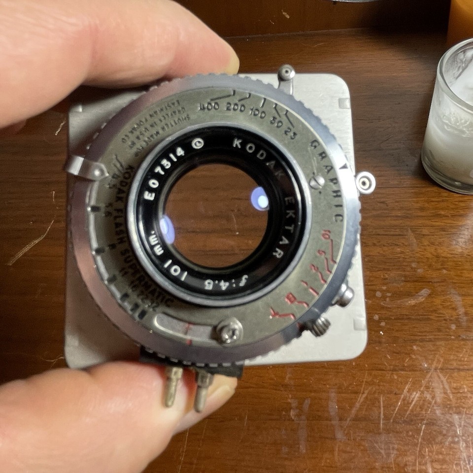 Graflex Crown Graphic 2x3 Format View Camera with 101mm F4.5 Ektar Lens ...