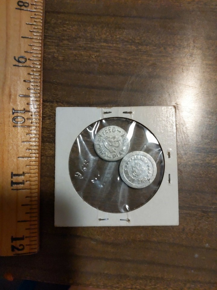 ONE HENNY PENNY - CHICKEN FEED PLAY COIN - UNDATED (two) | eBay