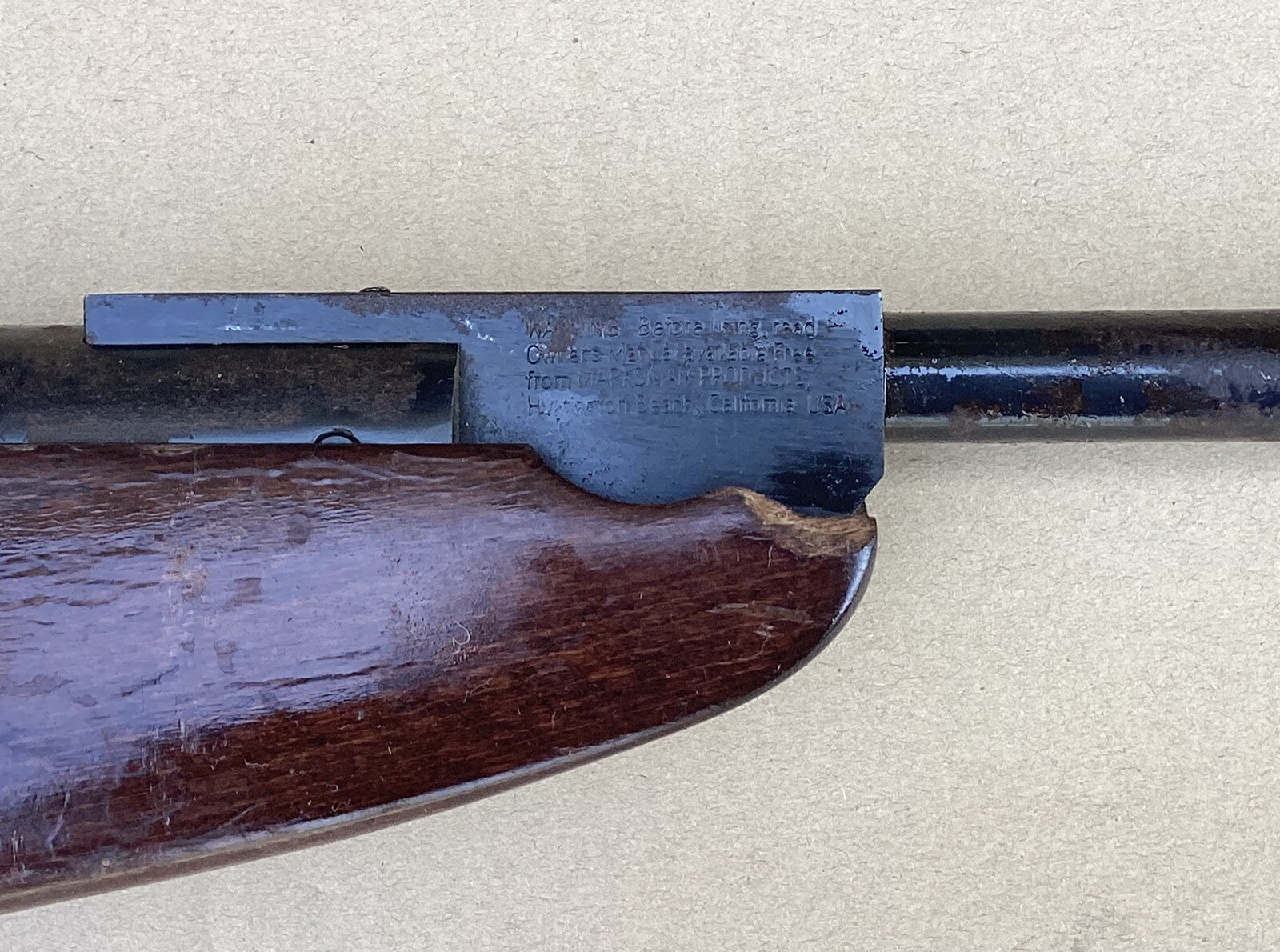 Vintage Marksman 0035 BB And Pellet Rifle Huntington Beach Calif | eBay