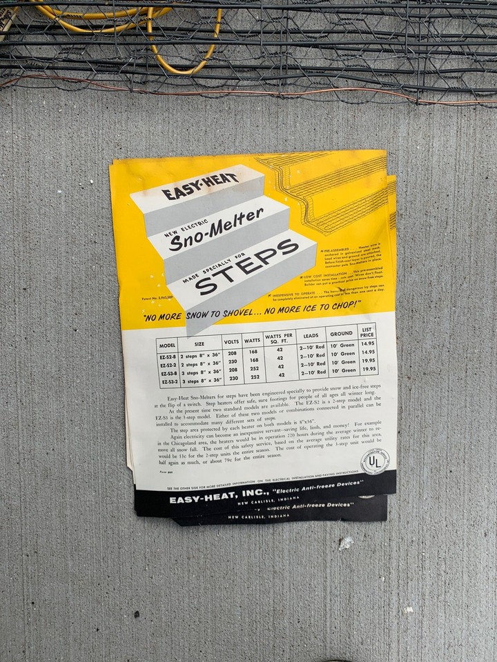 Electric Snow Ice Melter For Steps 115-120volts | eBay