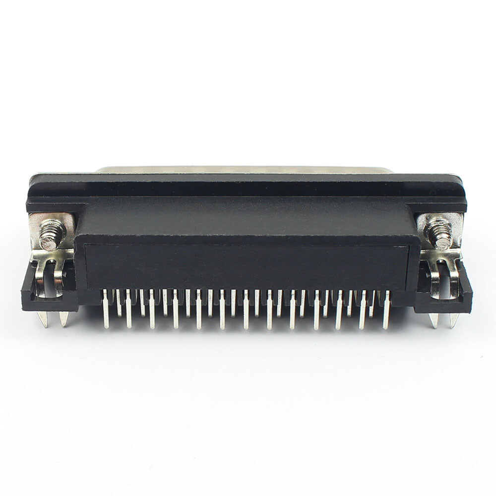 2Pcs D-SUB 25 Pin Male Right Angle PCB Connector 2 Rows DB25M Socket ...