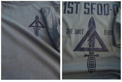 Delta Force Airborne (1st SFOD-D) Fort Bragg The Unit Silk-Screened T ...