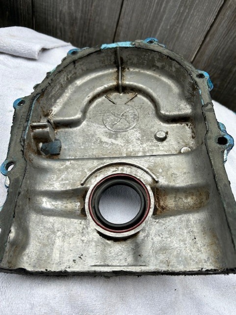 FORD Timing Cover 390 427 360 D2TE6059A with factory pointer | eBay