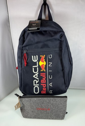 Oracle Red Bull F1 Racing Castore Blue Zippered Backpack w/ Oracle ...