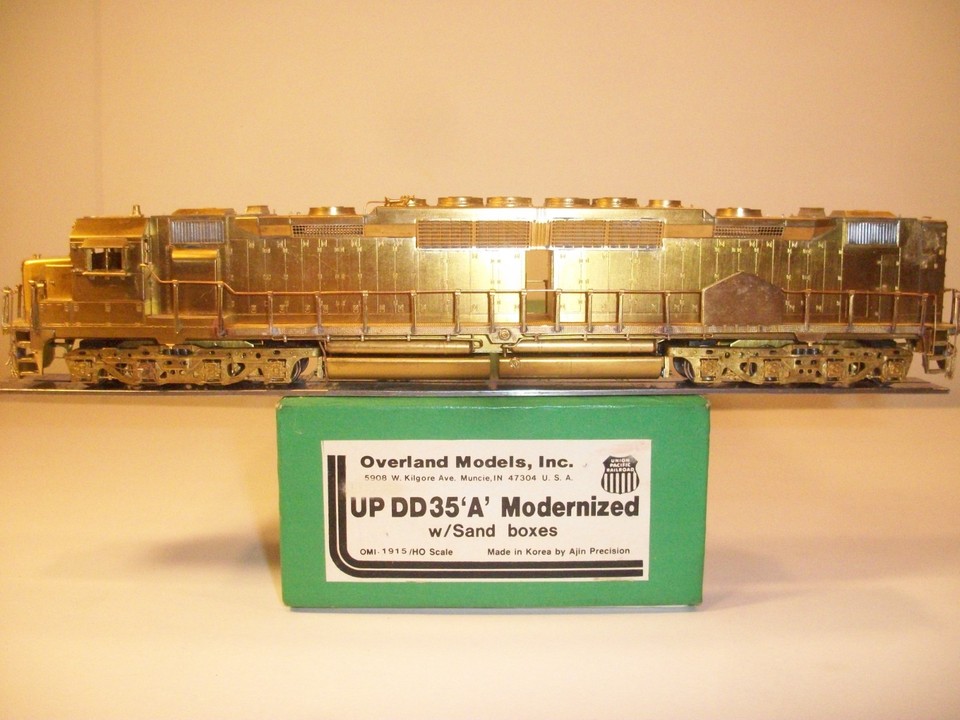 HO BRASS UNION PACIFIC DD35A UP OVERLAND DD35 A Modernized with Sand ...