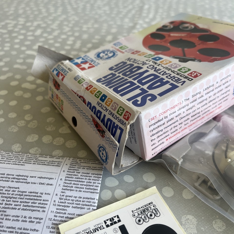 TAMIYA Sliding Ladybug ROBO CRAFT Model Kit Vibrating Action unused ...