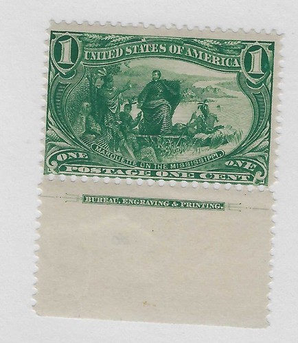 US Scott # 285, 1cent yellow green, Trans Mississippi, 1898, MNH, | eBay