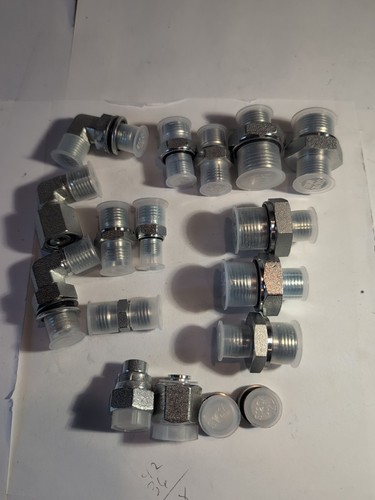 AGT Miva Chinese Mini Ex Hydraulic Fitting Kit 17 Din X 2 Kits So 34 ...