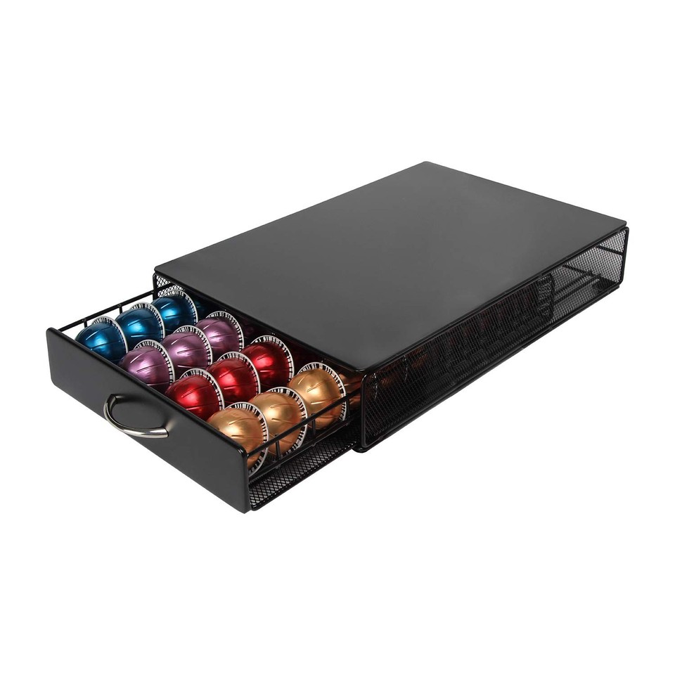 Vertuo Pod Holder Storage Drawer for Nespresso Vertuo Capsule Organizer ...