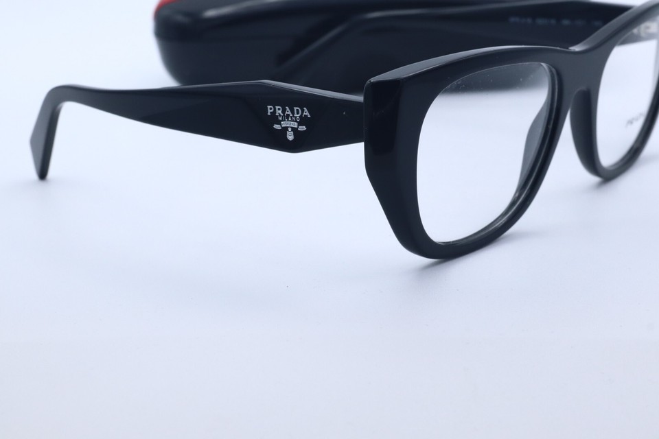 Prada VPR A18 16K-101 Black Cat Eye Women's Eyeglasses 52mm NEW IN! | eBay