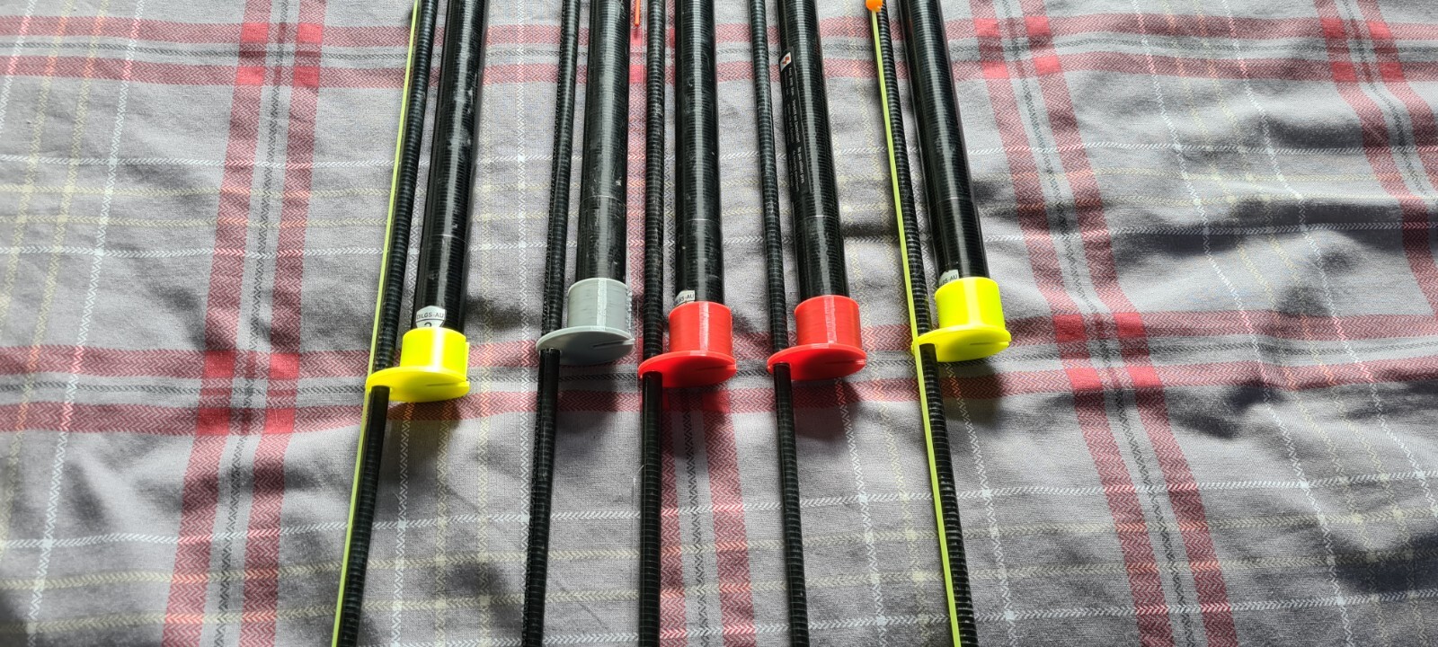 Universal Fishing Pole Top Kit Protectors - Colours to match elastics ...