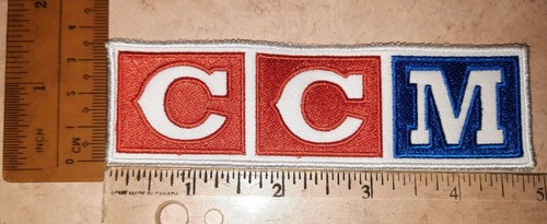 CCM Patch for Hockey Jersey back hem, fully embroidered! | eBay