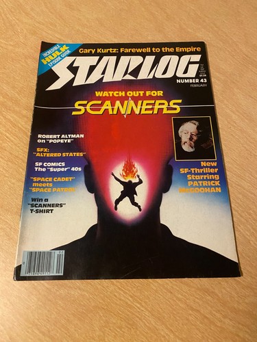 Starlog Magazine Issue 43 Scanners Movie Popeye SFX Altered States ...