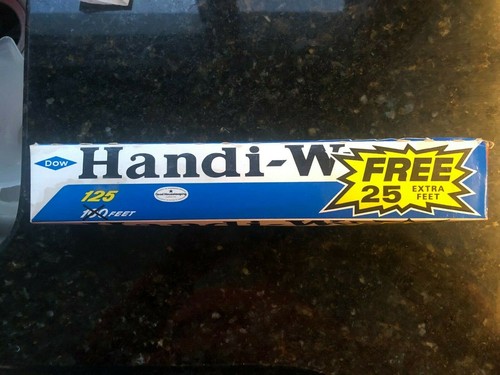 Vtg 1966 DOW Handi-Wrap 125 Feet NOS Prop unopened | eBay