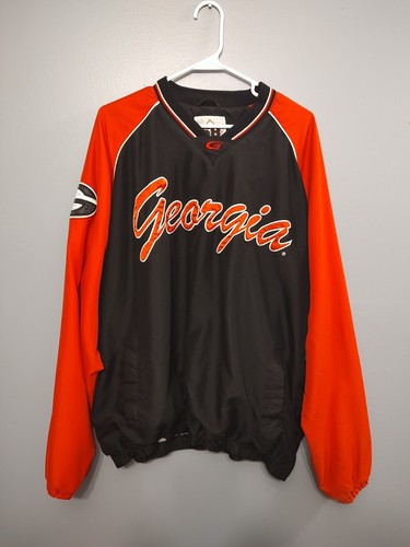 Georgia Bulldogs Pullover 58 Sports Jacket Men's Xtra Large Lined Side ...