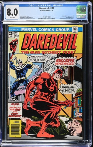 Daredevil #131 CGC 8.0 Beautiful Looking Book! 1st Appearance of ...